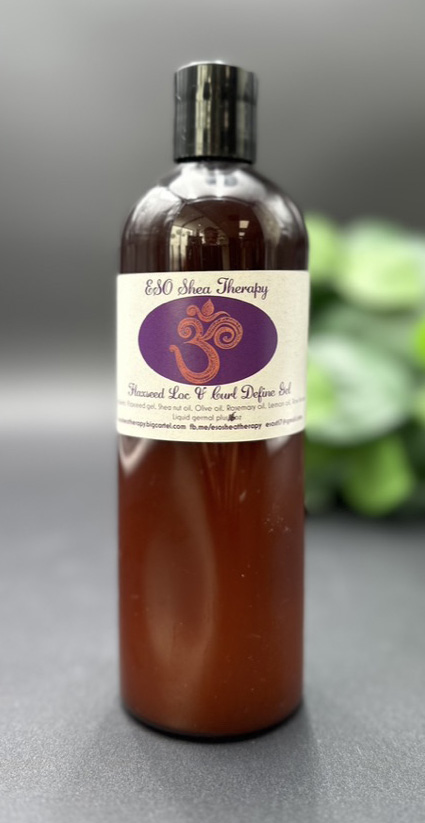 ESO Shea Therapy - Flaxseed Loc & Curl Define Gel 16oz - Mahalia's